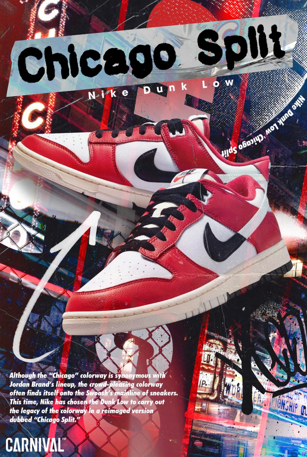 Nike Dunk Low Chicago Split "เเดง-ดำ-ขาว" กับเรื่องราวของสุดยอดทีมแห่ง ...